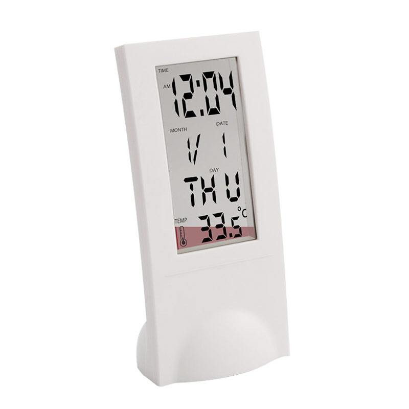 Buy Power Plus See Thru Transparent Table Lcd Alarm Clock - A86 Online ...