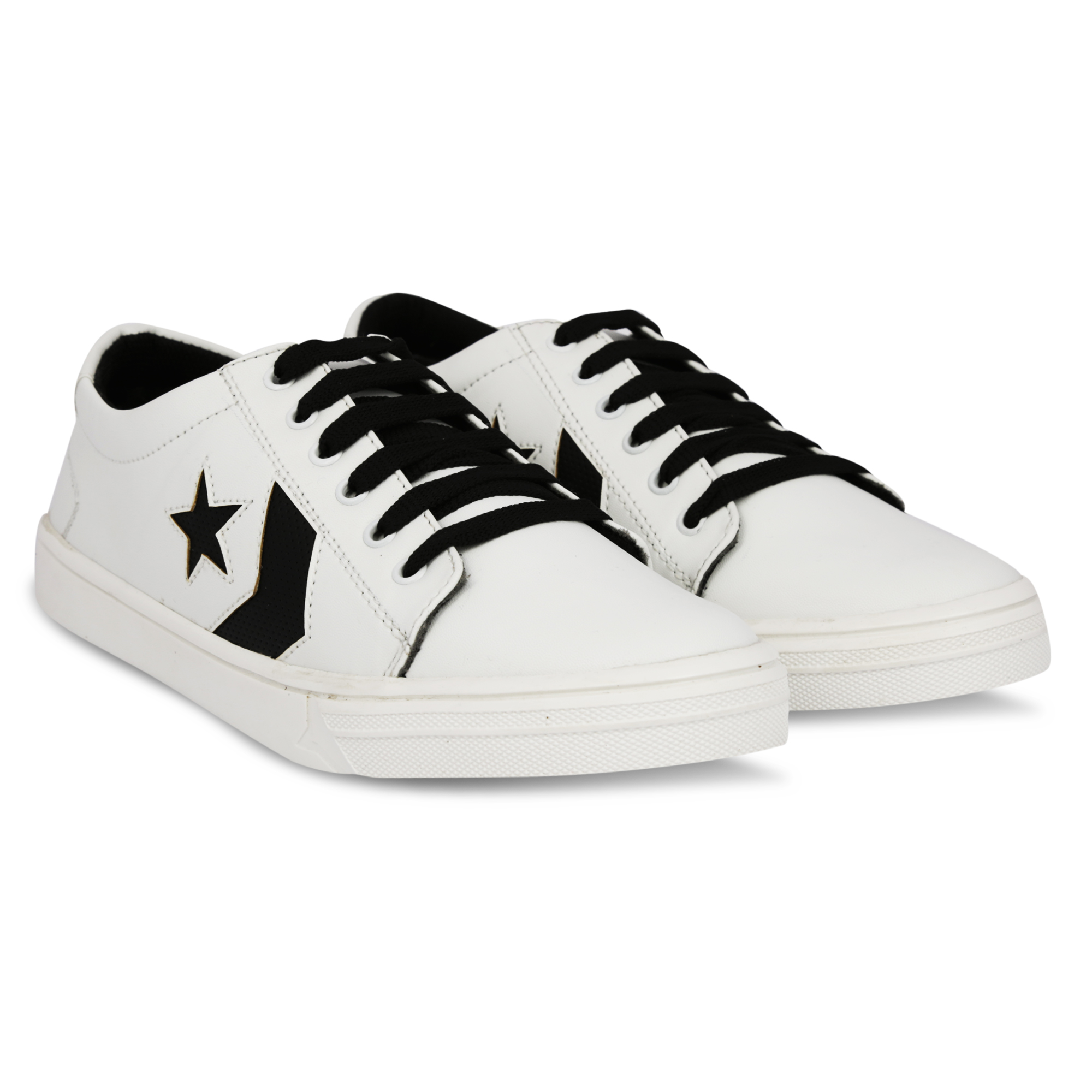 Buy NE Shoes White Lace up Casuals For Men Online @ ₹499 from ShopClues