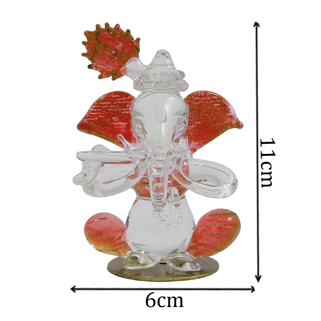 Buy Car Dashboard Showpiece Figurein Lord Ganesha Ideal Gift Terracotta ...