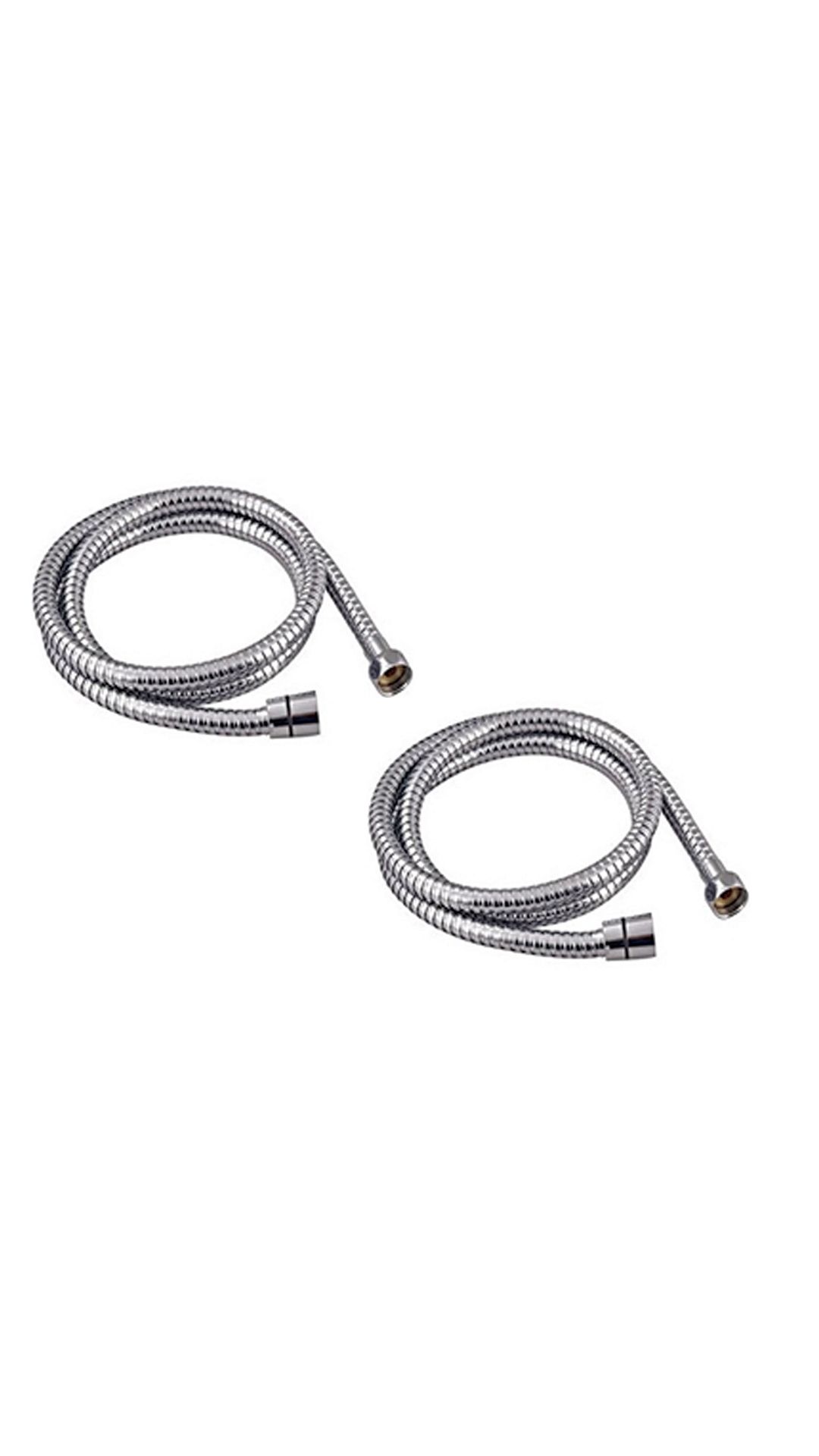 Buy Kurvz 1mtr SS flexible health faucet shower tube pipe - pack of 2 ...