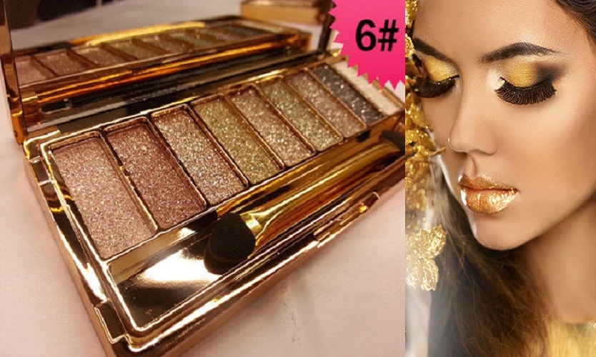 Buy Imported 9 Color Eye Shadow Makeup Glitter Eyeshadow Palette With