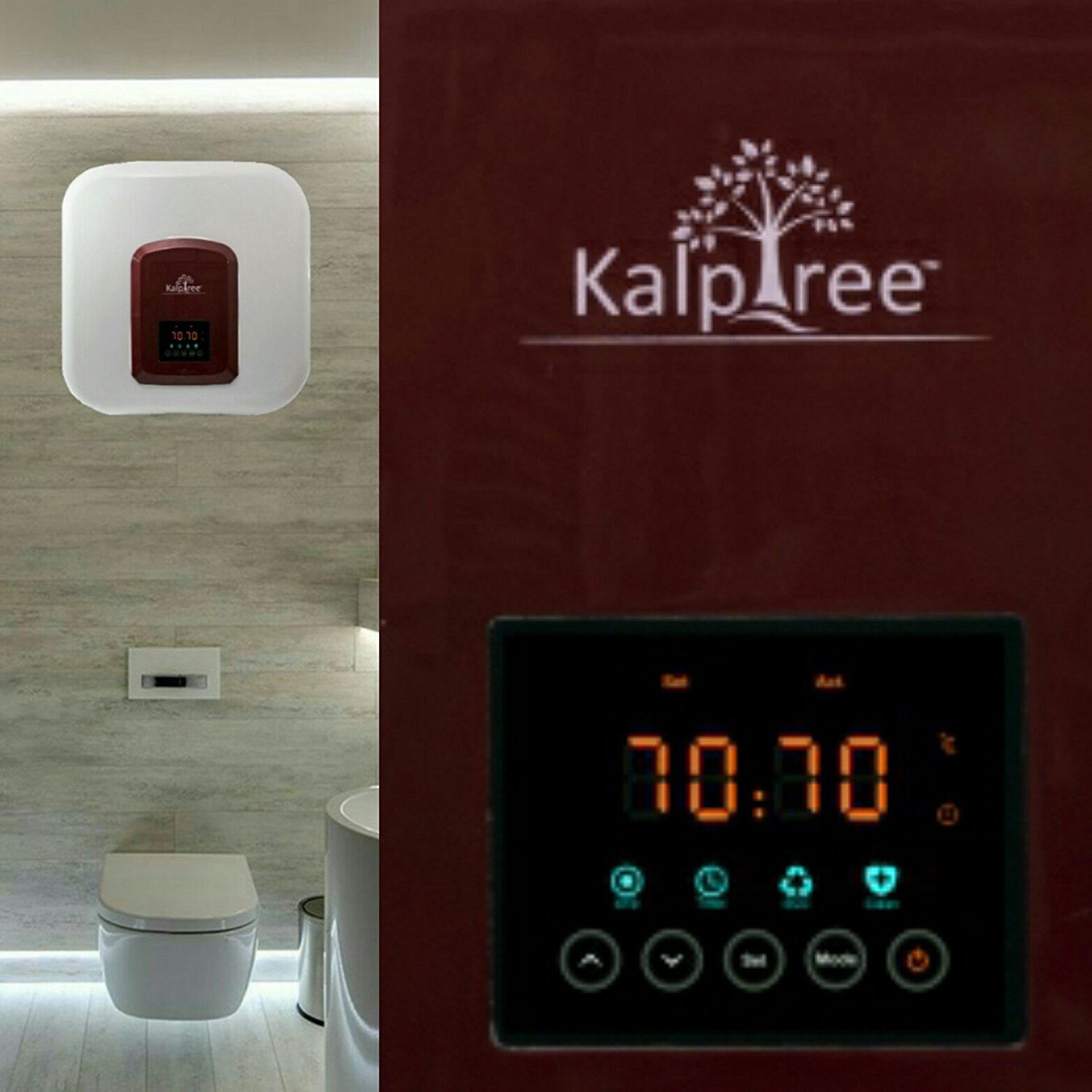 Buy Kalptree - Quartz 25 Liters - Water Heater / Geyser (Off-White ...