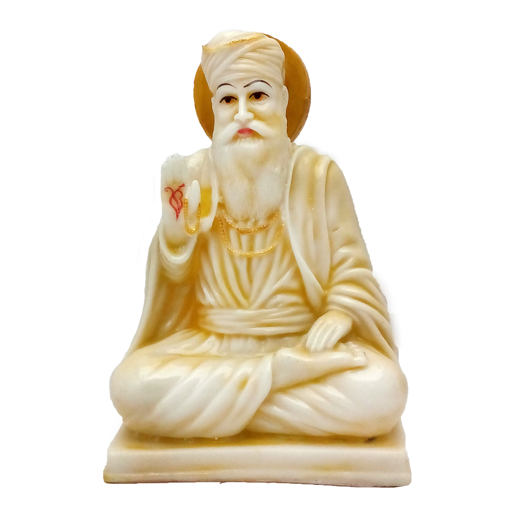 Buy Marble Look Sikh Guru Guru Nanak Dev Ji Handicraft Statue first of ...