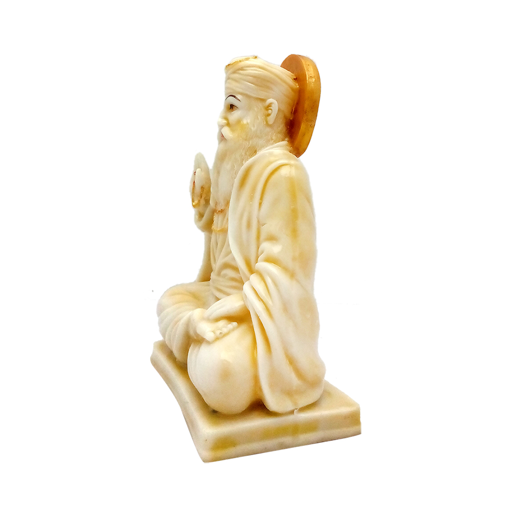 Buy Marble Look Sikh Guru Guru Nanak Dev Ji Handicraft Statue first of ...