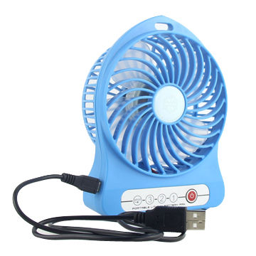 Buy Portable Mini USB Cooling Fan Rechargeable DC 5V 2 Speed Mini ...