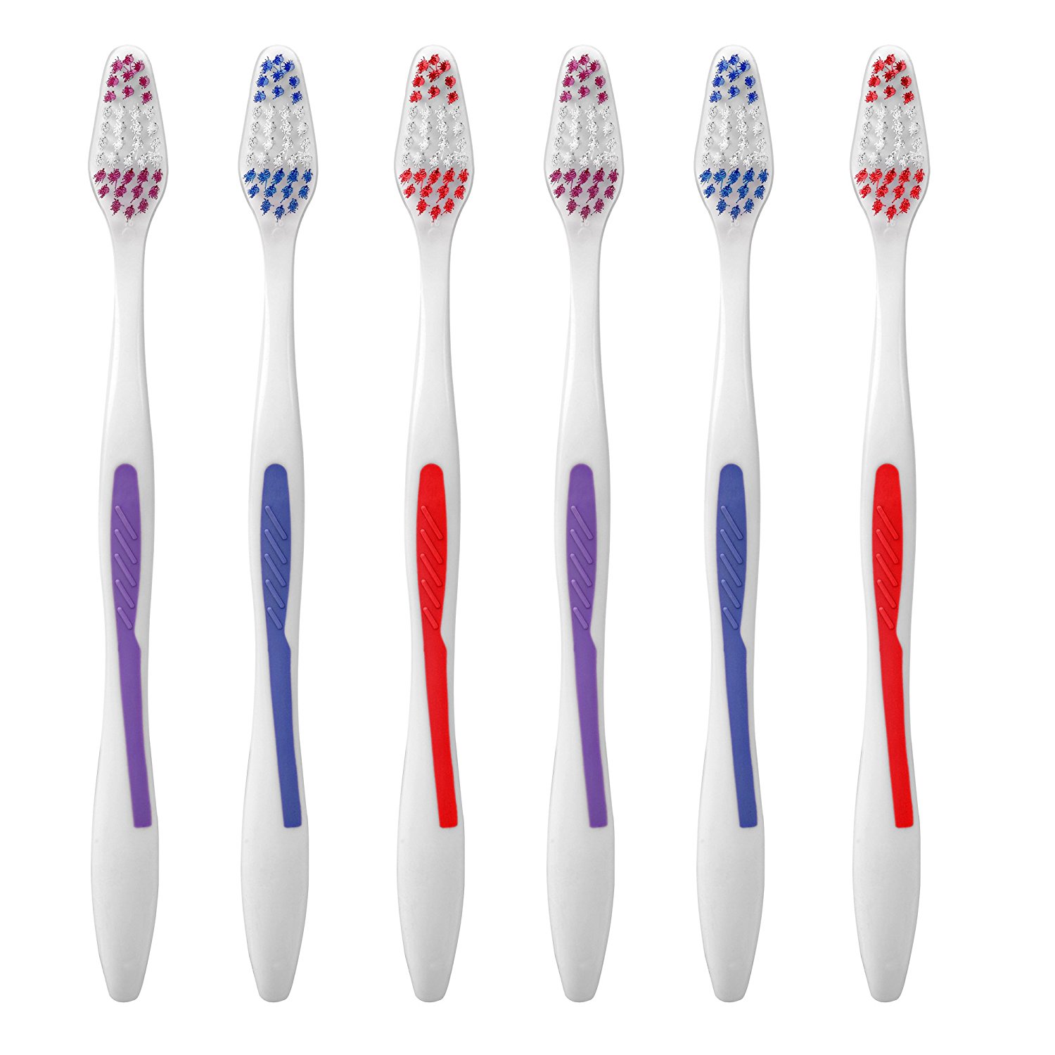 Buy Aquawhite Max Clean Plus Toothbrush Medium Bristles Pack Of 6 ...