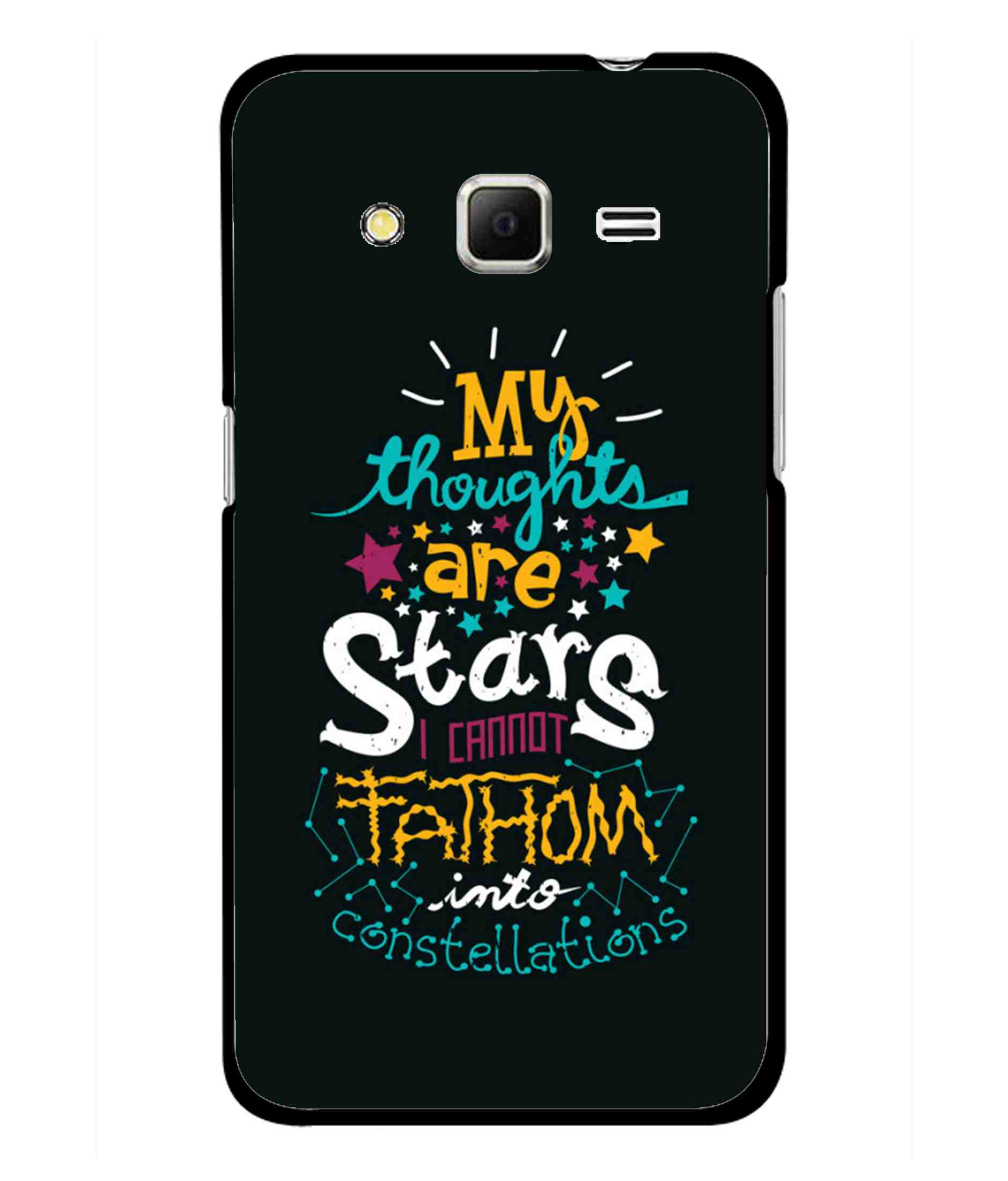 Buy Snooky Printed Thoughts Are Stars Mobile Back Cover For Samsung ...