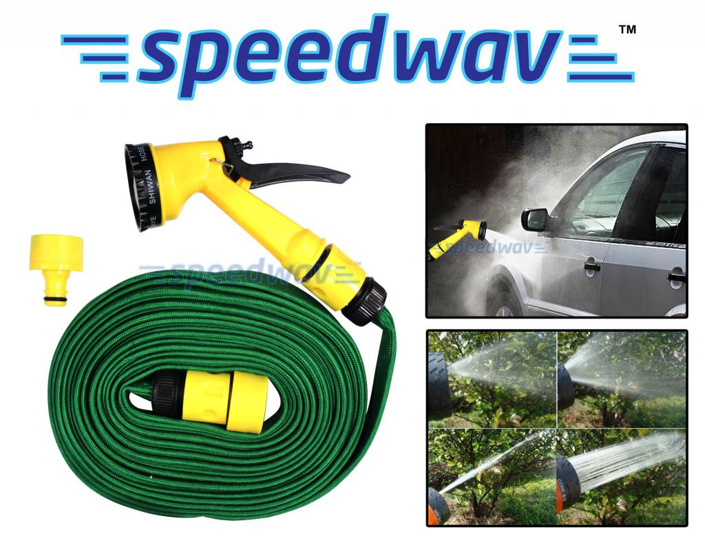 Speedwav Pressure Washing Water Spray Jet Gun 10 Meter Hose Pipe