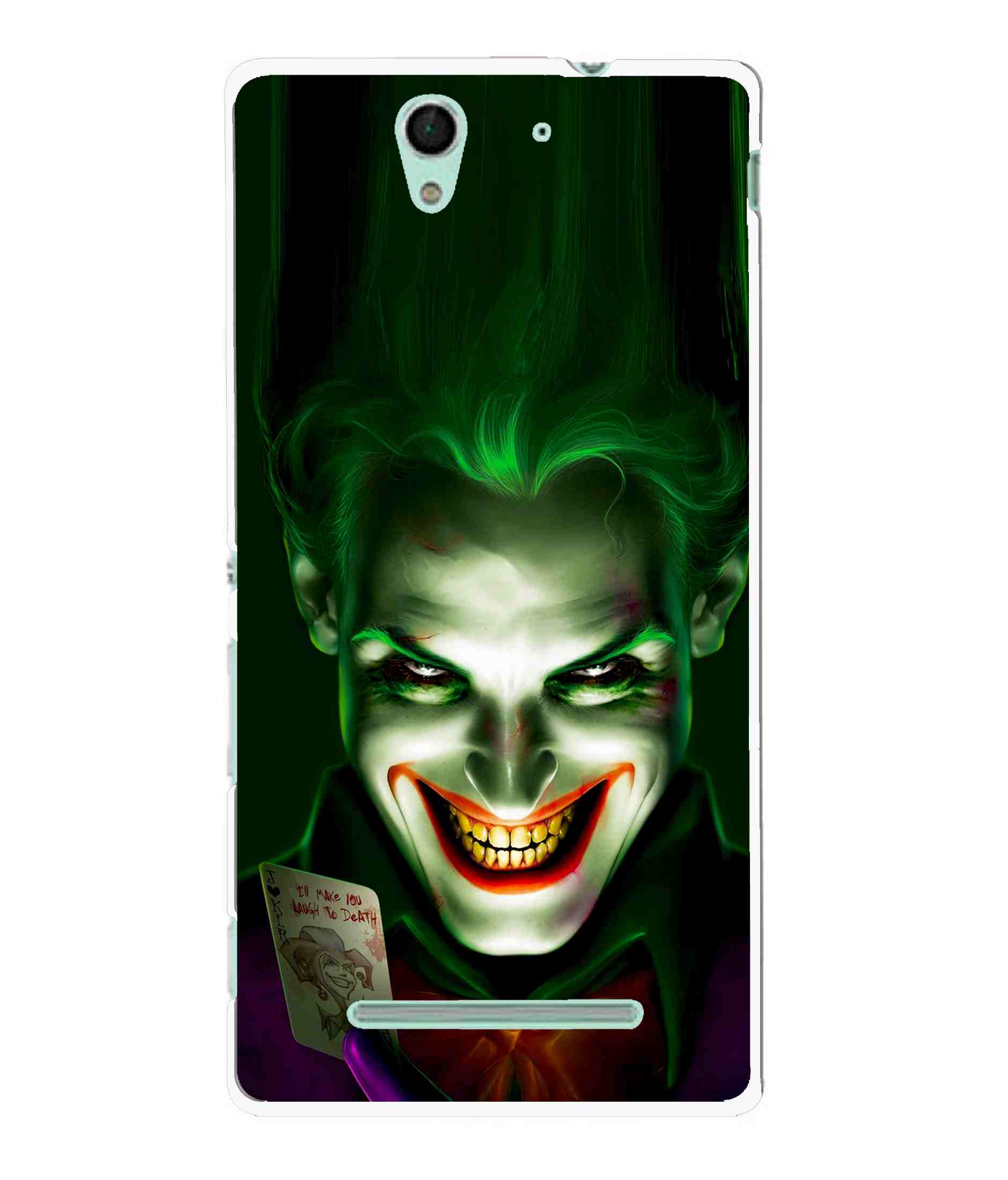 Buy Snooky Printed Loughing Joker Mobile Back Cover For Sony Xperia C3 ...