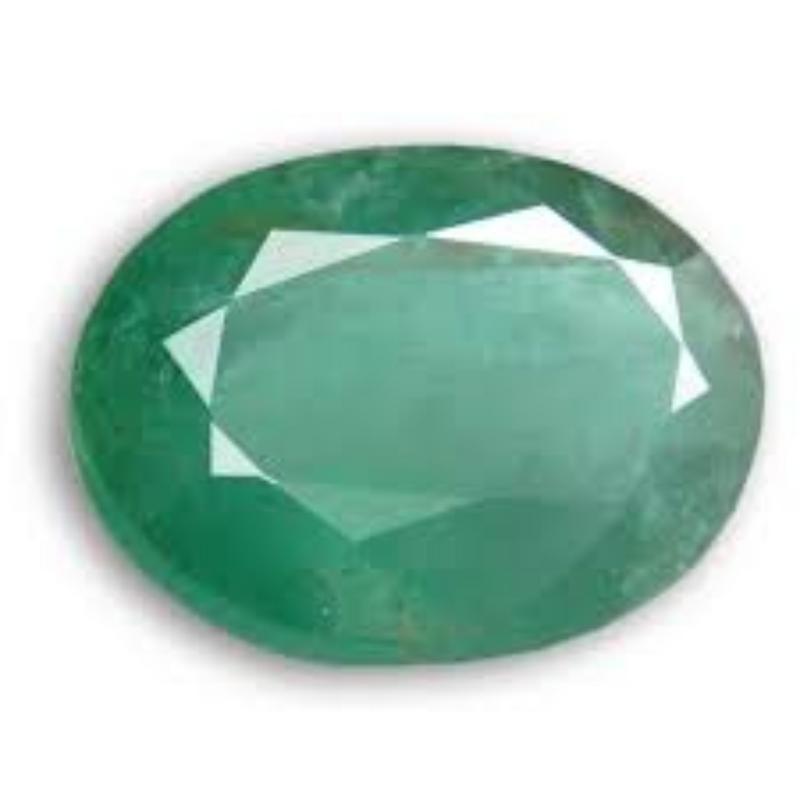 Buy Panna Stone Original 7.25 Ratti Cultured Certified Loose Precious Emerald Gemstone Online ...