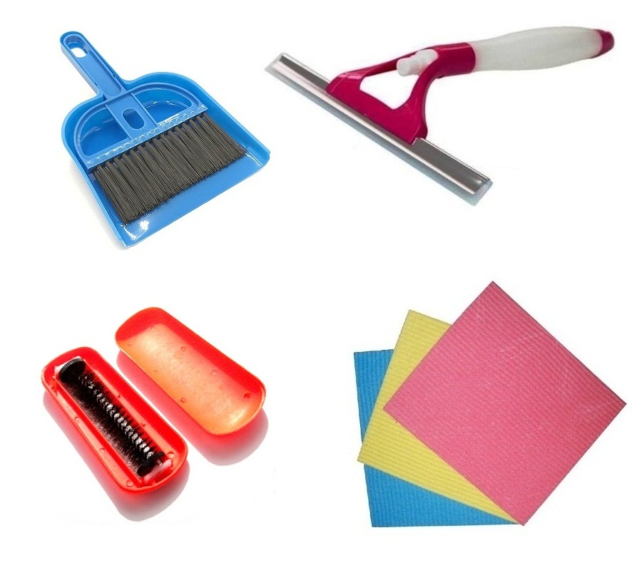 Buy Stylewell Combo Of Mini Dustpan Broom Set, Magic Roller Dust ...