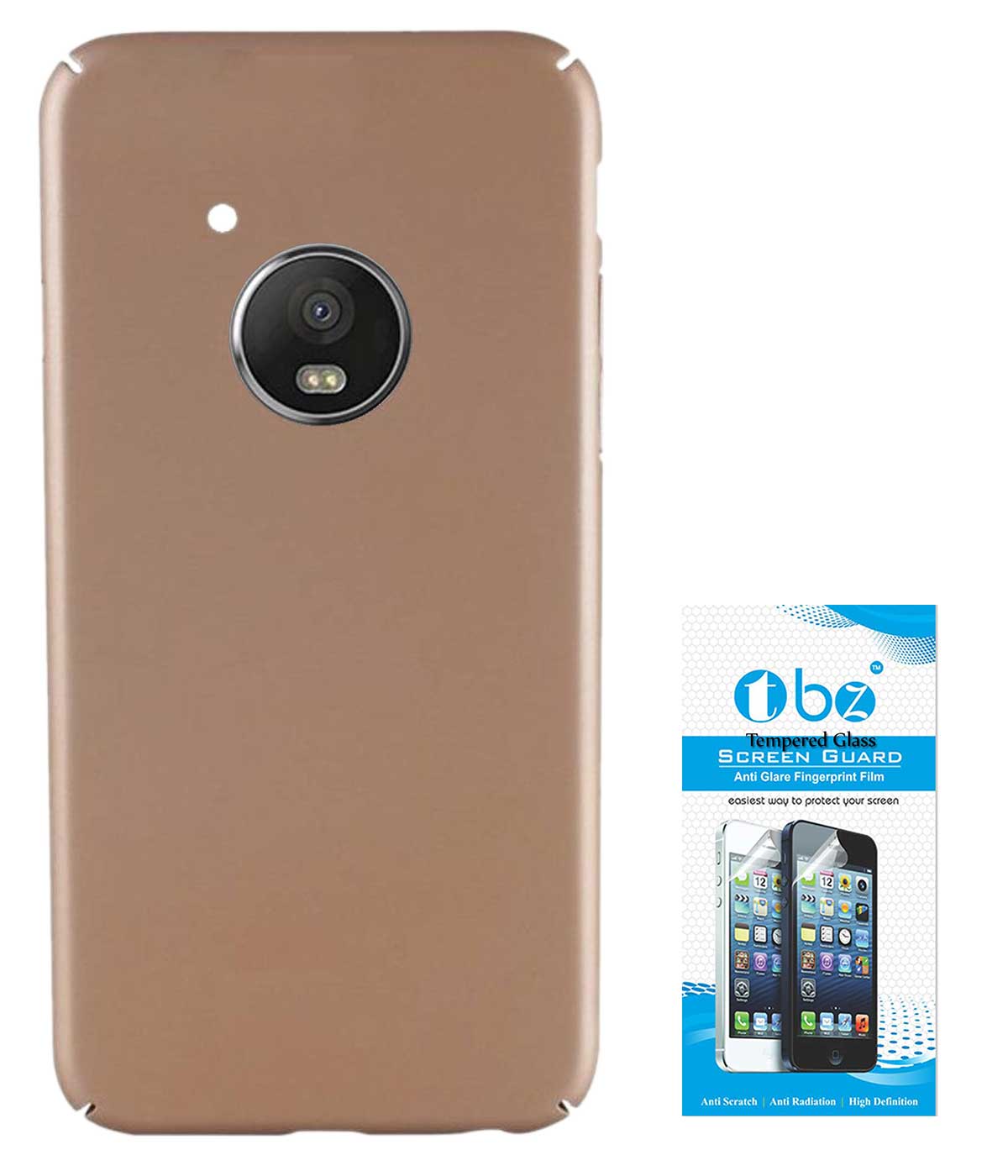 Buy TBZ Sides Protection Hard Back Case Cover for Motorola Moto G5 Plus ...
