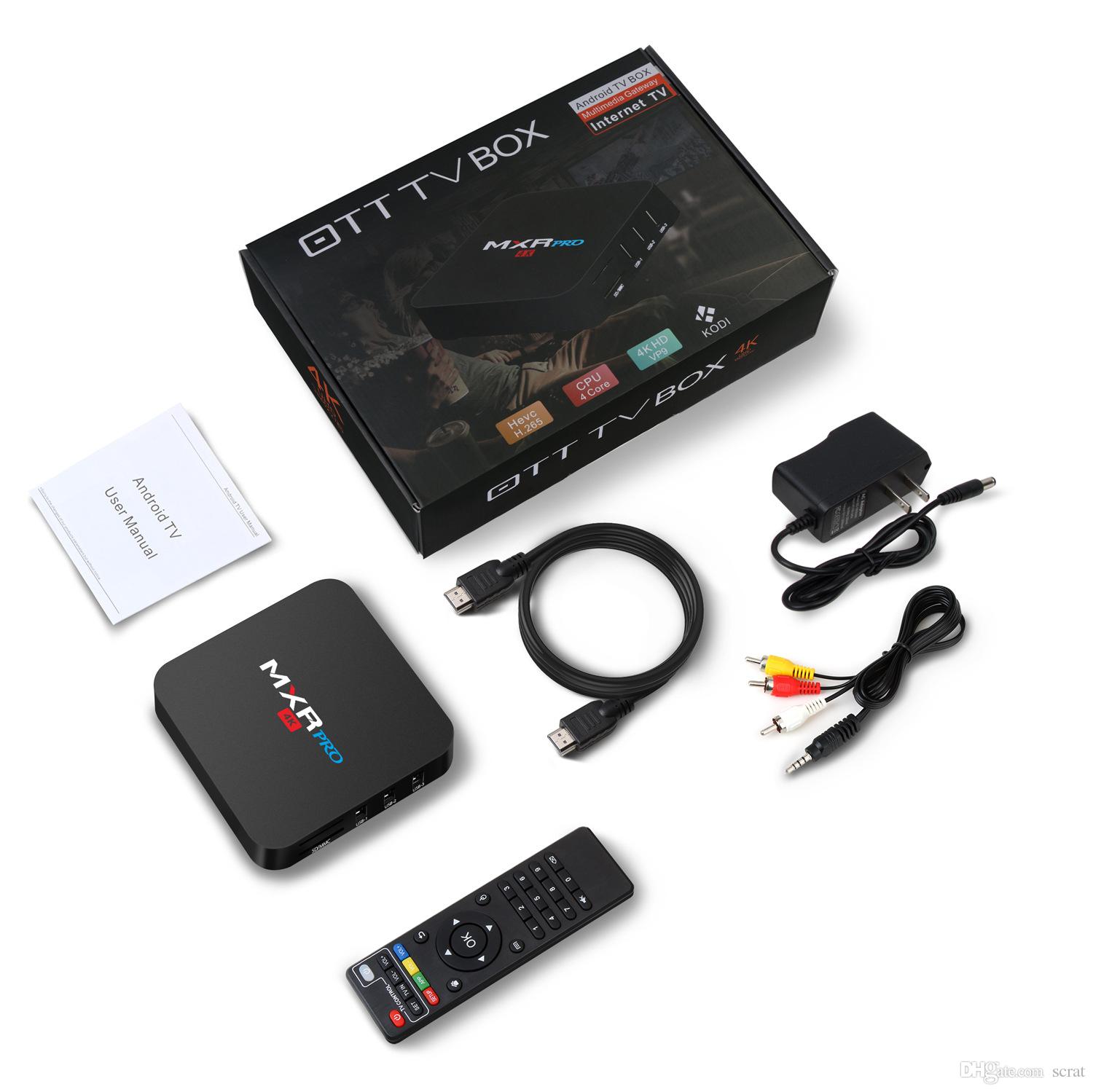 MXQ PRO Android 5.1 Smart TV Box, Media Player ,IPTV,QuadCore1G/8G UHD ...
