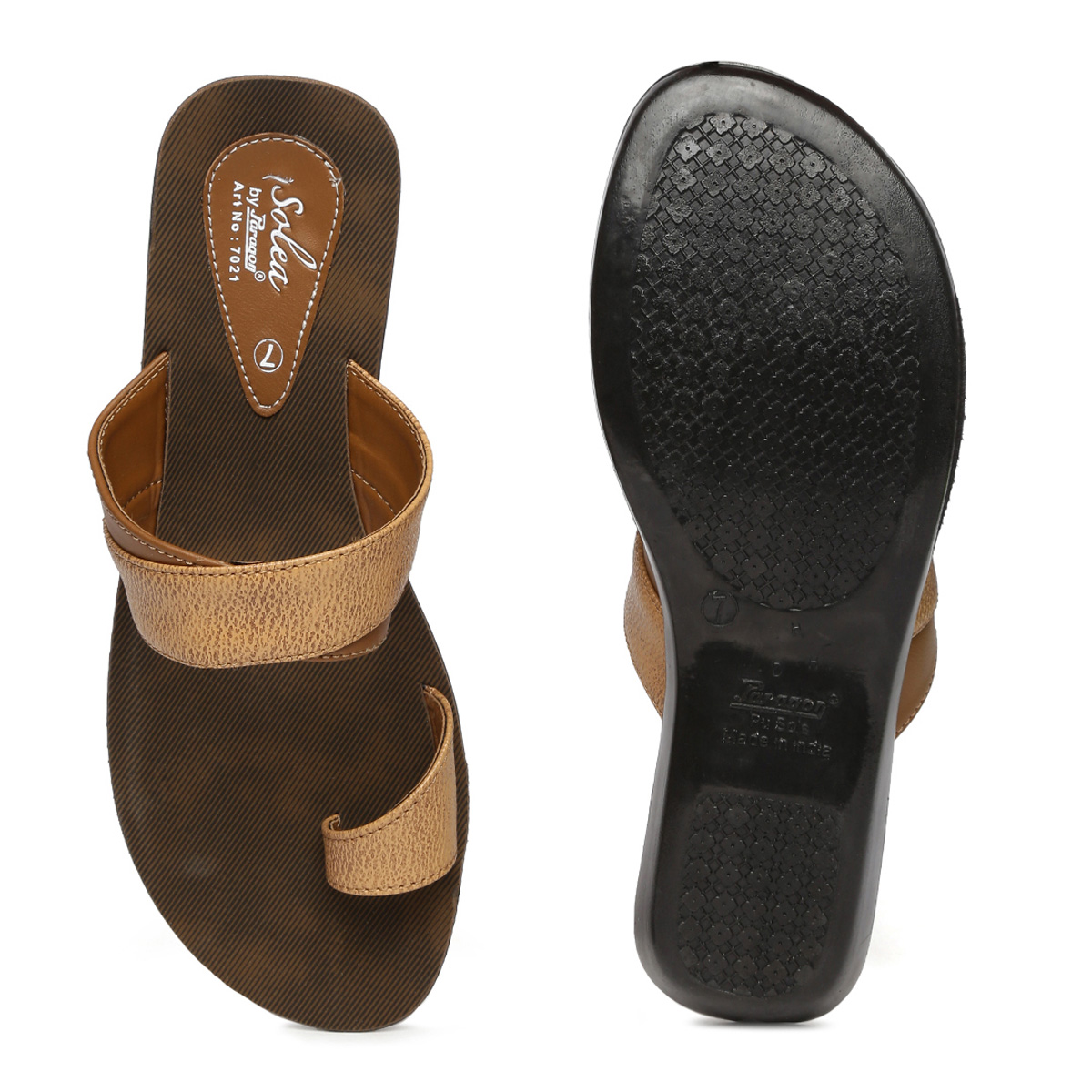 Buy Paragon-Solea Women's Brown Slippers Online @ ₹249 from ShopClues