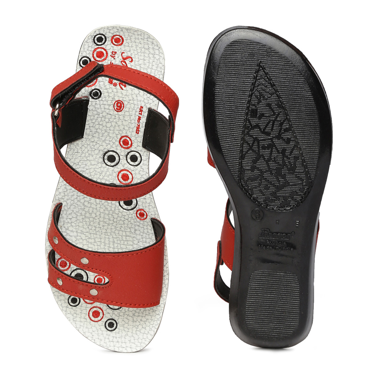 Buy Paragon-Solea Men's Red Slippers Online @ ₹219 from ShopClues