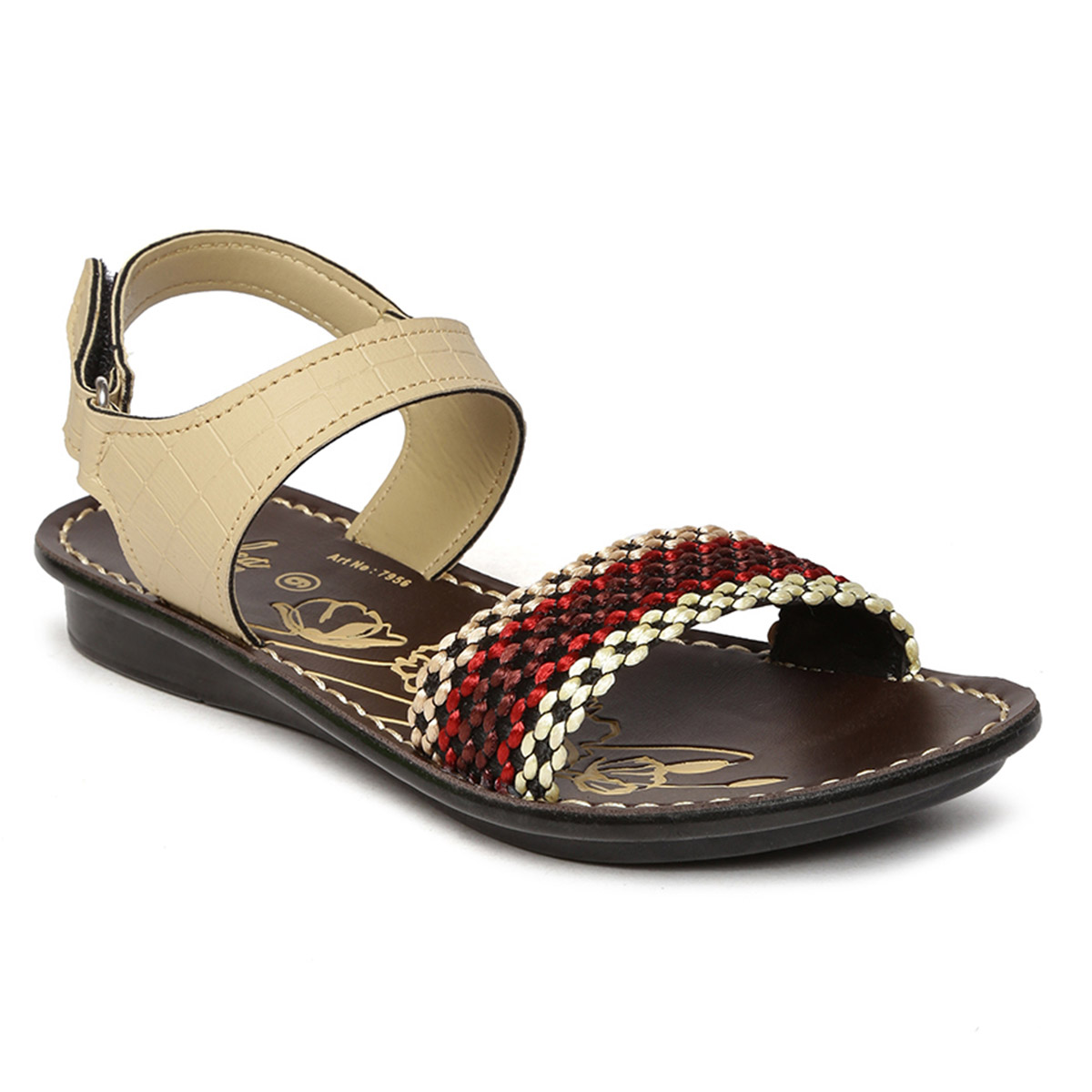 Buy Paragon-Solea Women's Beige Slippers Online @ ₹194 from ShopClues