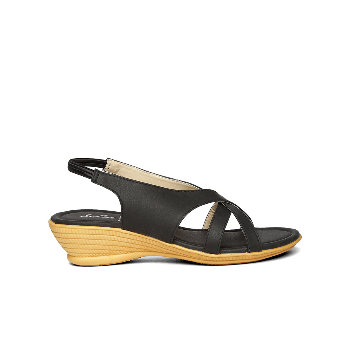 Buy Paragon-Solea Plus Women's Black Slippers Online @ ₹322 from ShopClues