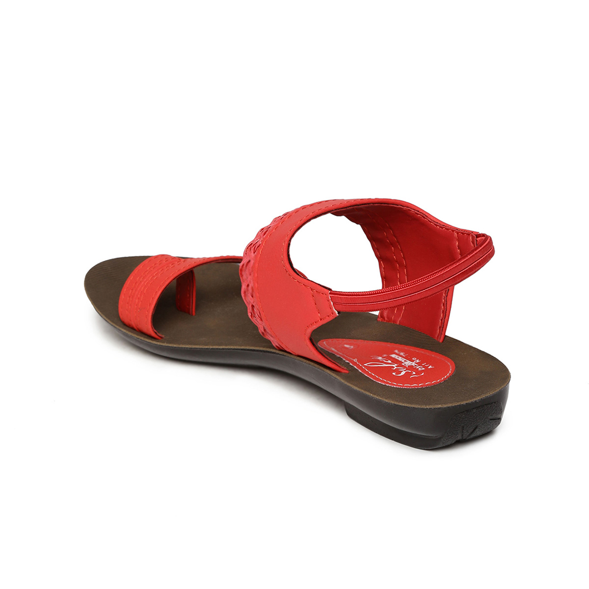 Buy Paragon-Solea Women's Red Slippers Online @ ₹269 from ShopClues