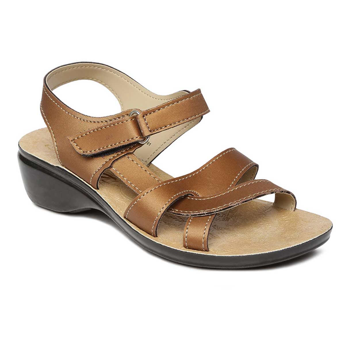 Buy Paragon-Solea Women's Brown Slippers Online @ ₹279 from ShopClues