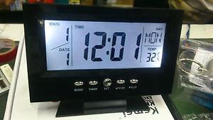 Online Kenko KK-8082 Backlit Table Alarm Clock Prices - Shopclues India