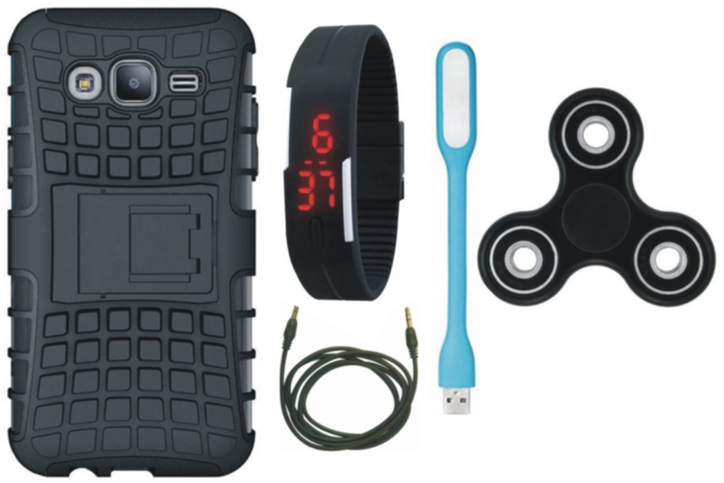 Buy Oppo A71 Defender Tough Hybrid Shockproof Cover with Spinner ...