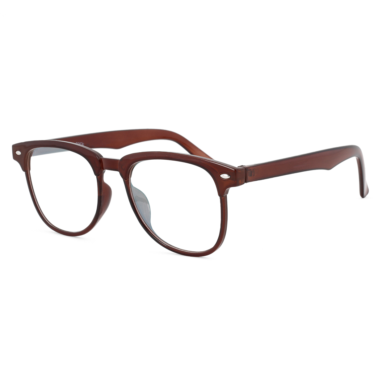 Buy Royal Son Square Spectacle Frame For Men And Women (Transparent ...