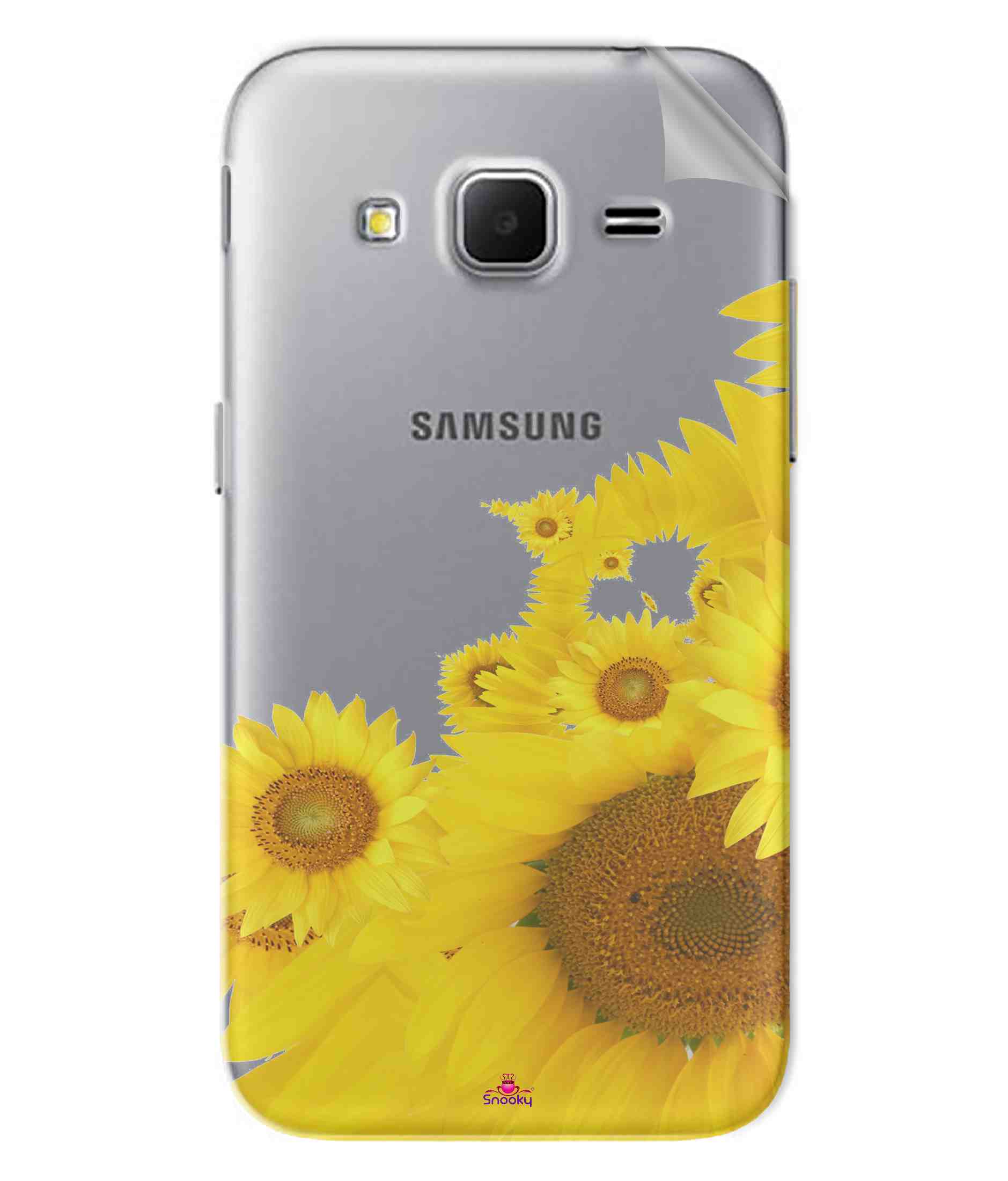 Buy Snooky Digital Print Tpu Transpanent Mobile Skin Sticker For ...