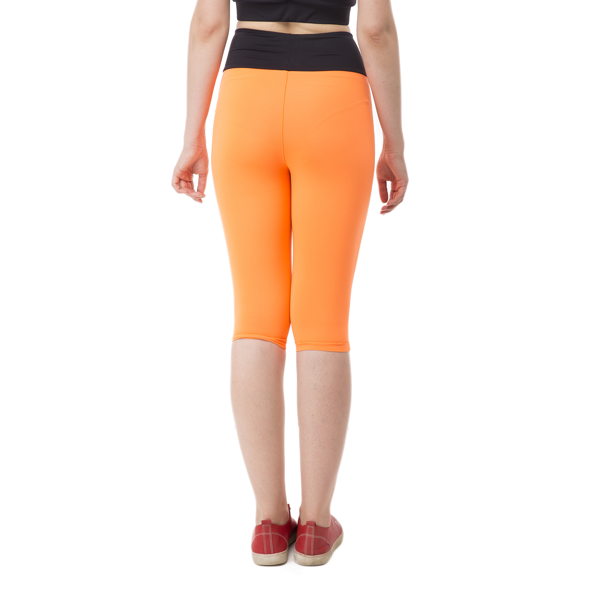 Buy aarmy fit orange dry fit ladies capri Online @ ₹389 from ShopClues