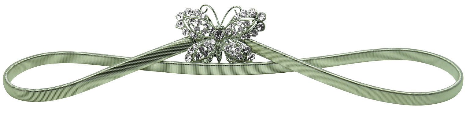 Fancy silver adjustable waist belt design for women lady TD-4505