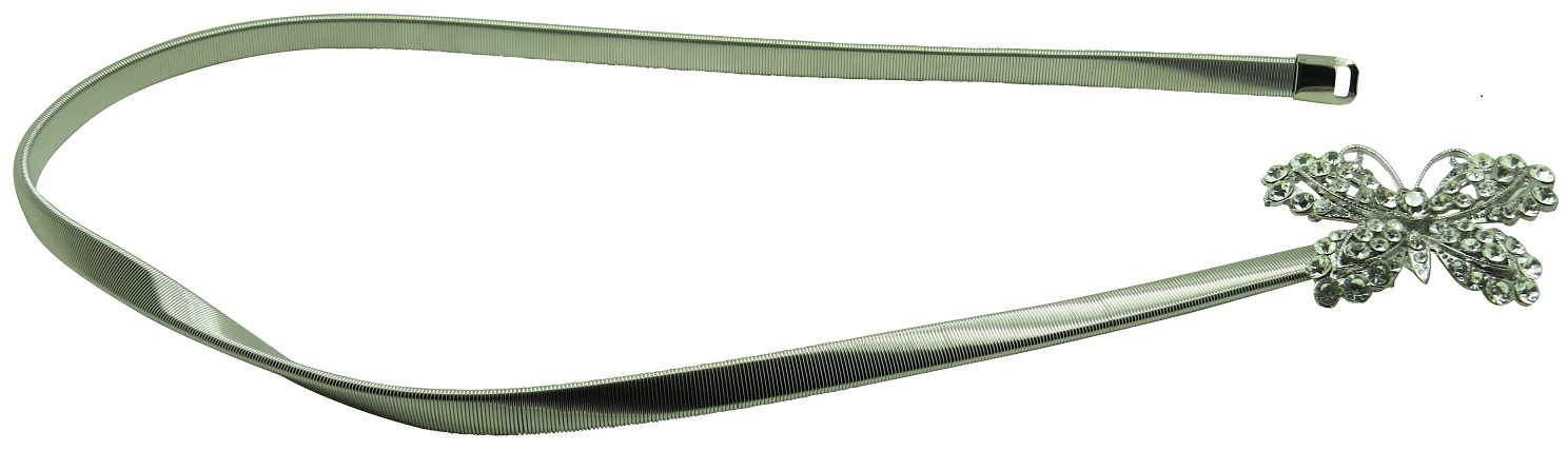 Fancy silver adjustable waist belt design for women lady TD-4505