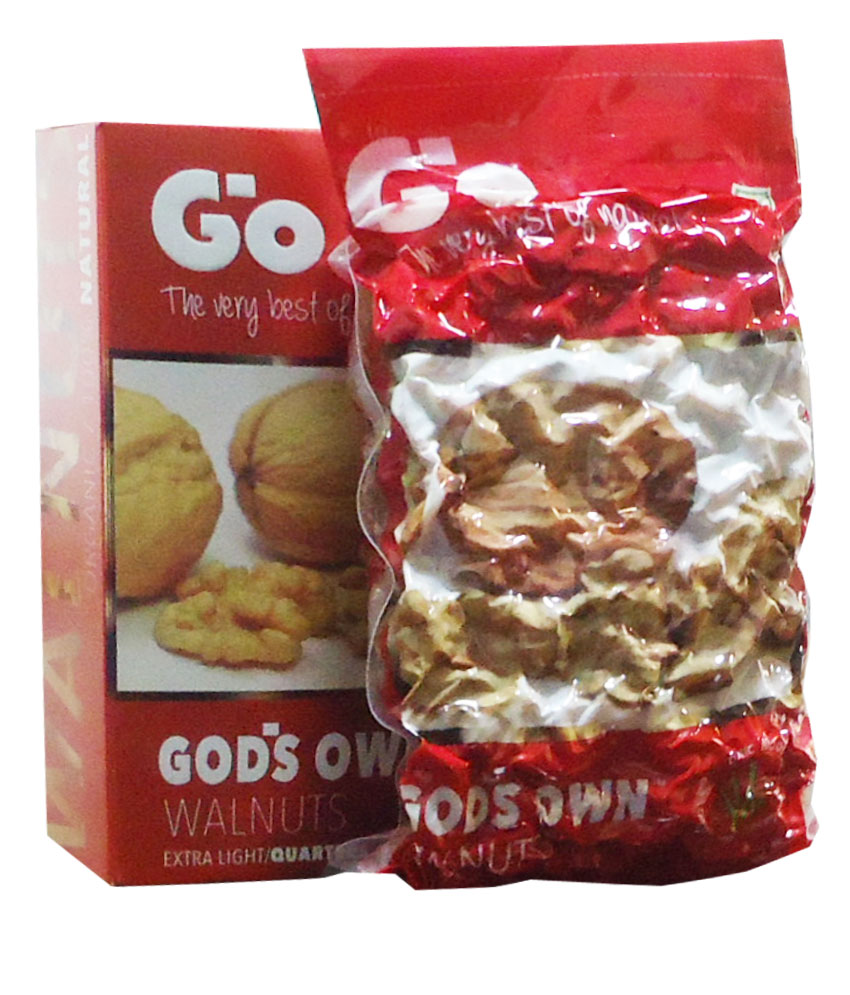 Buy GO Organic Extra Light Quarter Regular Walnuts (Akhrot) Giri 4 pieces 250 gm Online @ ₹350 ...