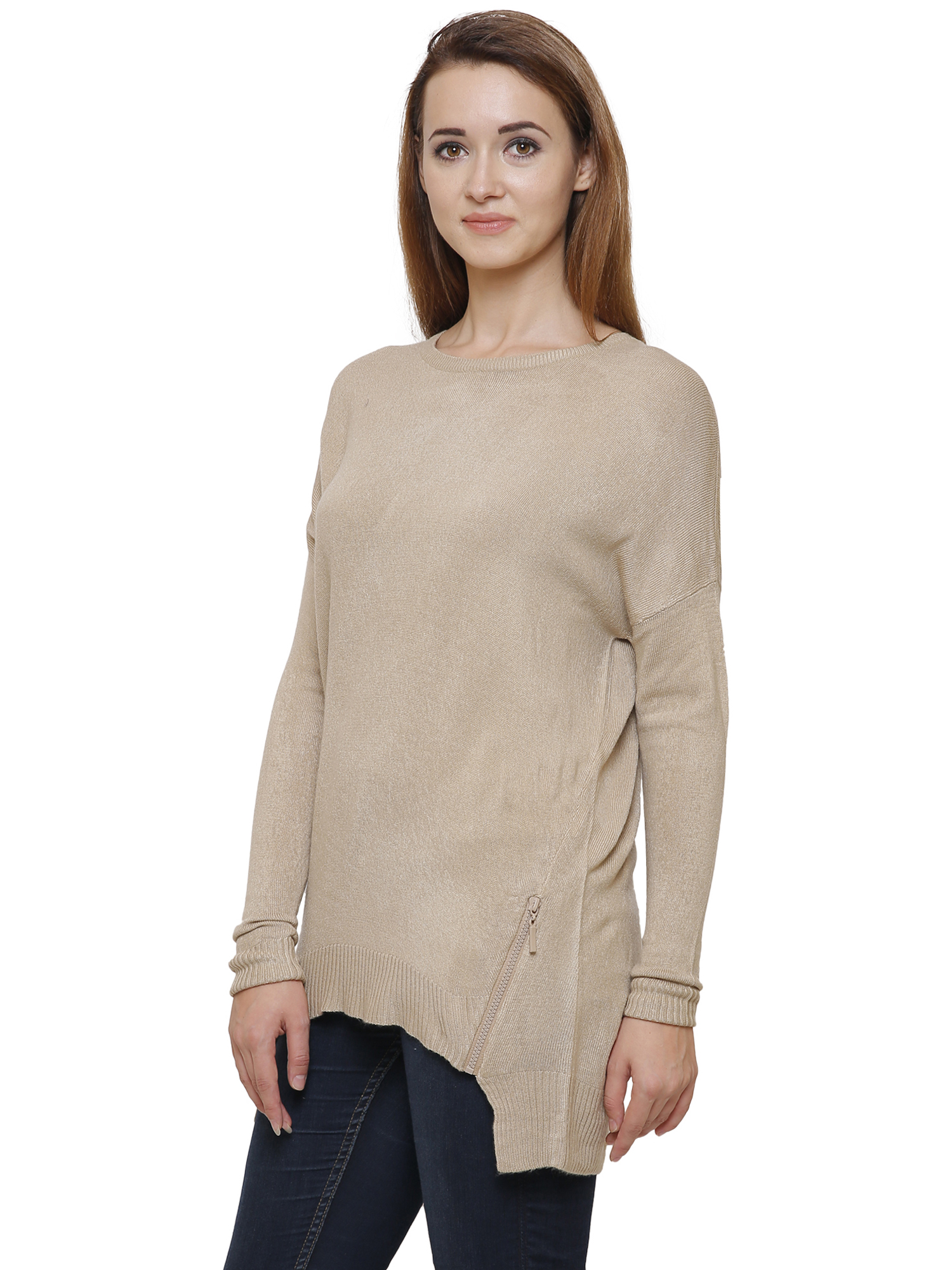 Buy Mansi Collections Beige Kimono Pullover For Women Online @ ₹899 ...