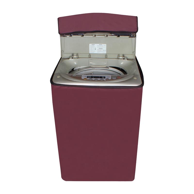 Dream Care Maroon Waterproof & Dustproof Washing Machine Cover for ...