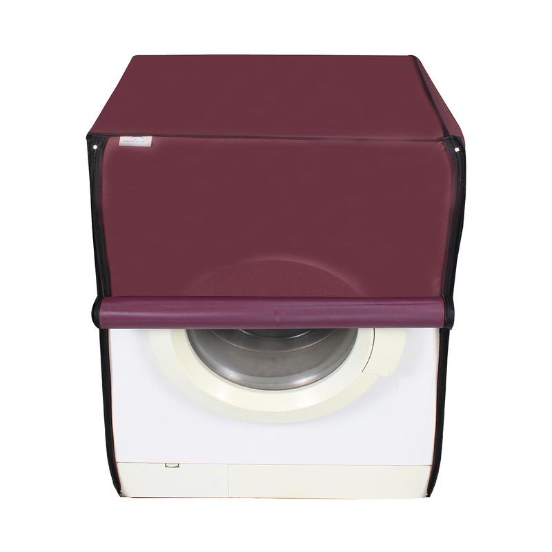 Buy Dream Care waterproof and dustproof Maroon washing machine cover ...
