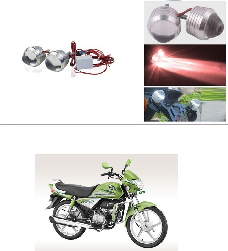 Buy AutoStark Ultra Bright Scooty/Motorcycle/Bike Red Flasher Led Fog ...