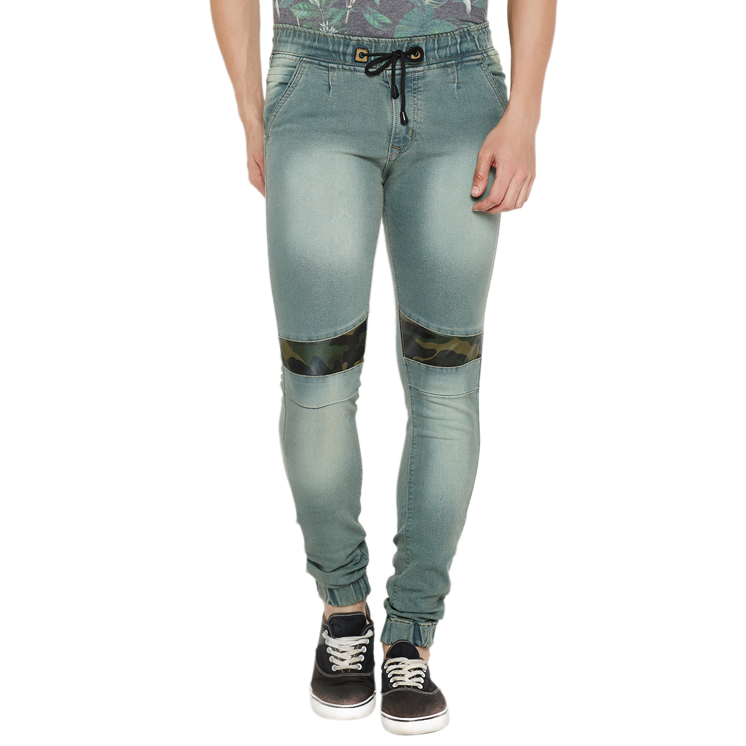 Buy Stylox Men's Green Slim Fit Jeans Online @ ₹799 from ShopClues