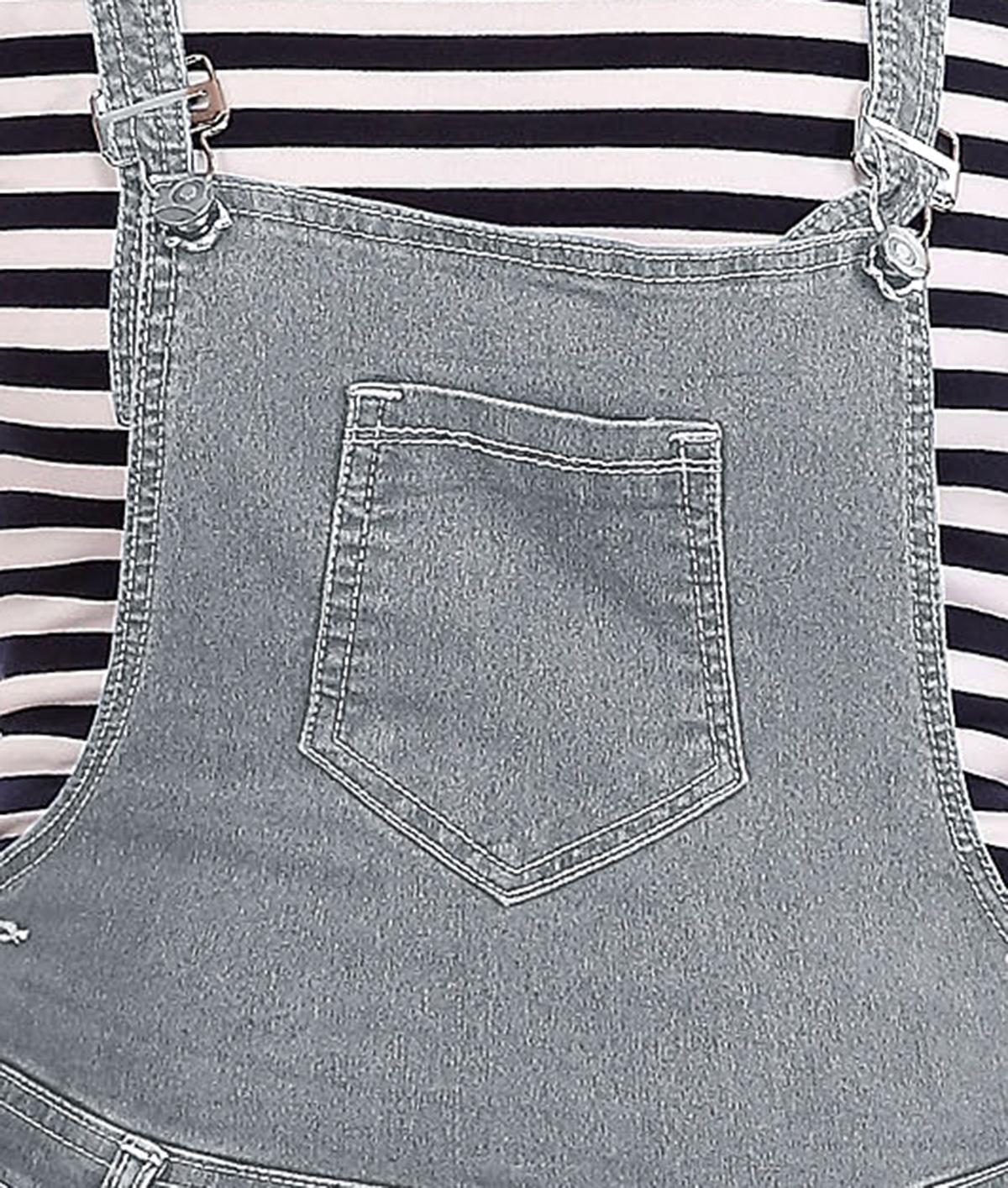 Buy Carrel Denim Fabric Women Short Dungree Online @ ₹1599 from ShopClues