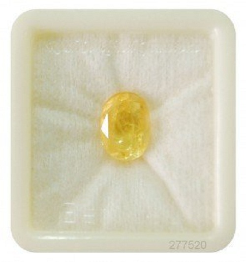 Buy Glorious Kart Yellow Sapphire Ceylon Quality Pukhraj Gemstone 6.25 Ratti 100 ORIGINAL ...