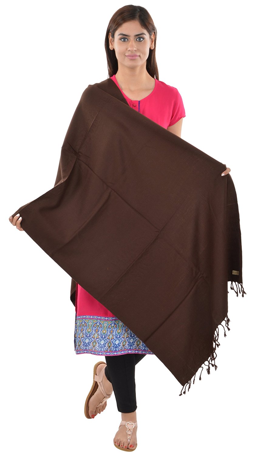 Coffee Brown Plain Stole Prices in India- Shopclues- Online Shopping Store