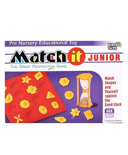Buy Virgo Toys Match It Junior Sorting Matching Game Online @ ₹437 from ...