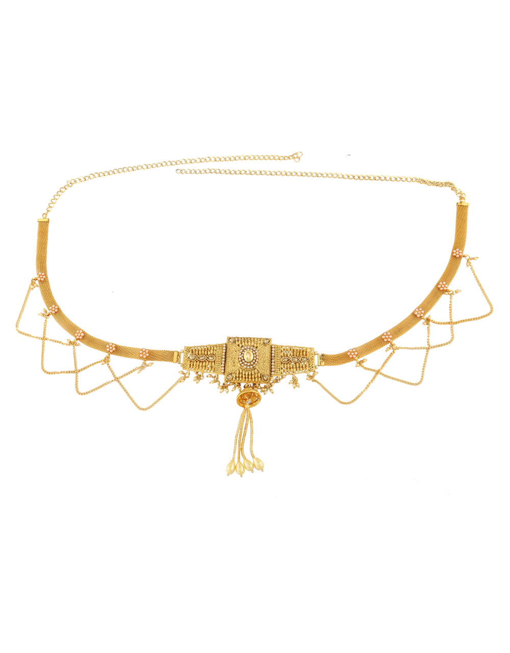 Buy Anuradha Art Golden Finish Stylish Traditional Wedding Kamarband ...