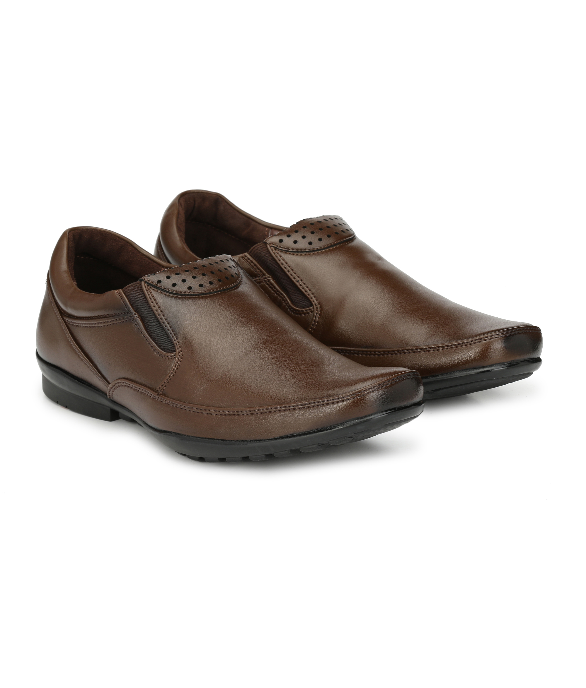 Buy Mens Brown Slip On Party Shoes Online ₹1590 From Shopclues