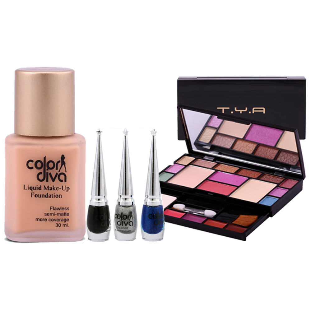 Buy Adbeni A Complete Set Of Make-up Combo With Color Diva Skin Diva ...