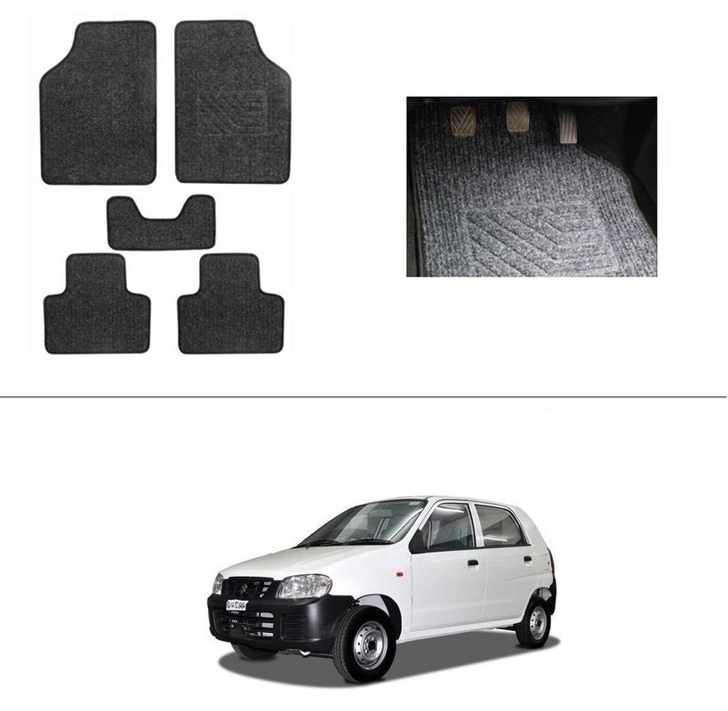 Buy AutoStark Best Quality Set of 5 Carpet Grey Car Foot Mat / Car ...