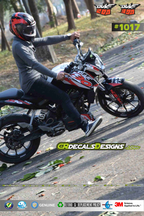 Buy CR Decals Ktm Duke 390 Inspired EDITION Sticker Kit (Duke 390 ...
