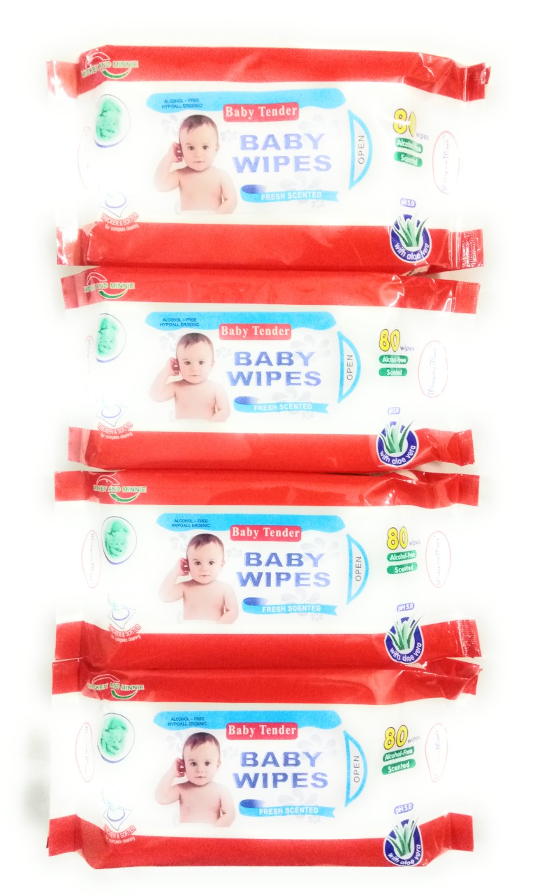 Buy Baby Wipes With Aloevera (Set of 8) 80 sheets in each piece Online ...