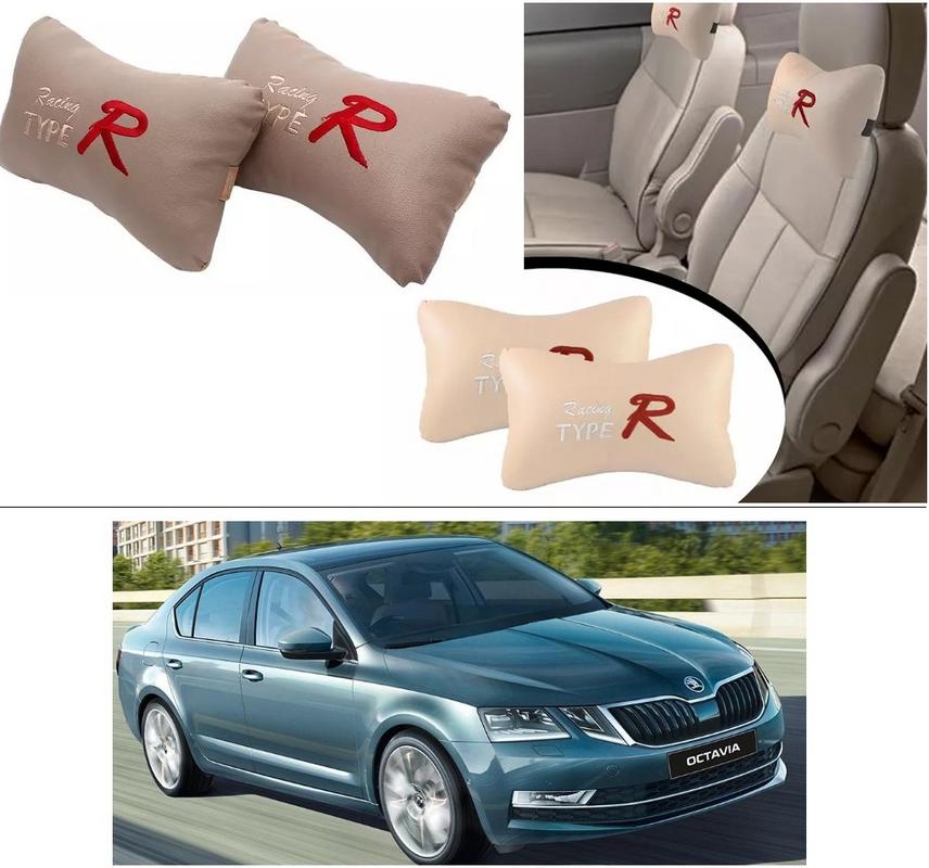 Buy AutoStark Type R Car Seat Neck Cushion Pillow - Beige Colour For ...