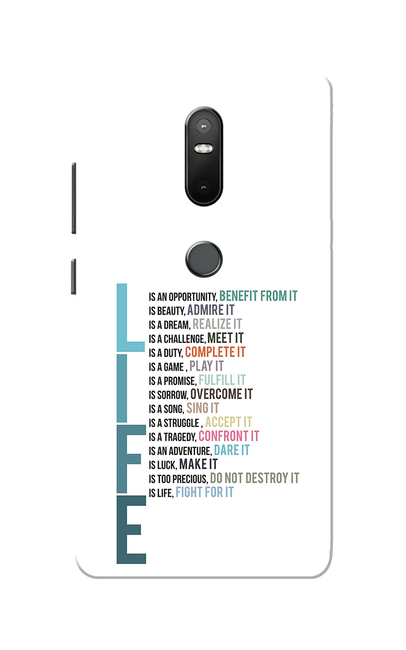 Buy Lenovo Phab 2 Plus Case, Phab2 Plus Case, Life Story Blue White ...