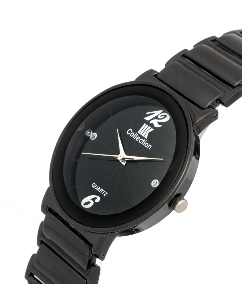 Buy iik Collection Black Classic officially Watch For Men Online @ ₹259 ...