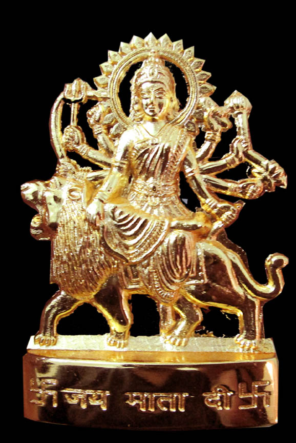 Buy Gold Plated Durga Idol Online @ ₹159 from ShopClues